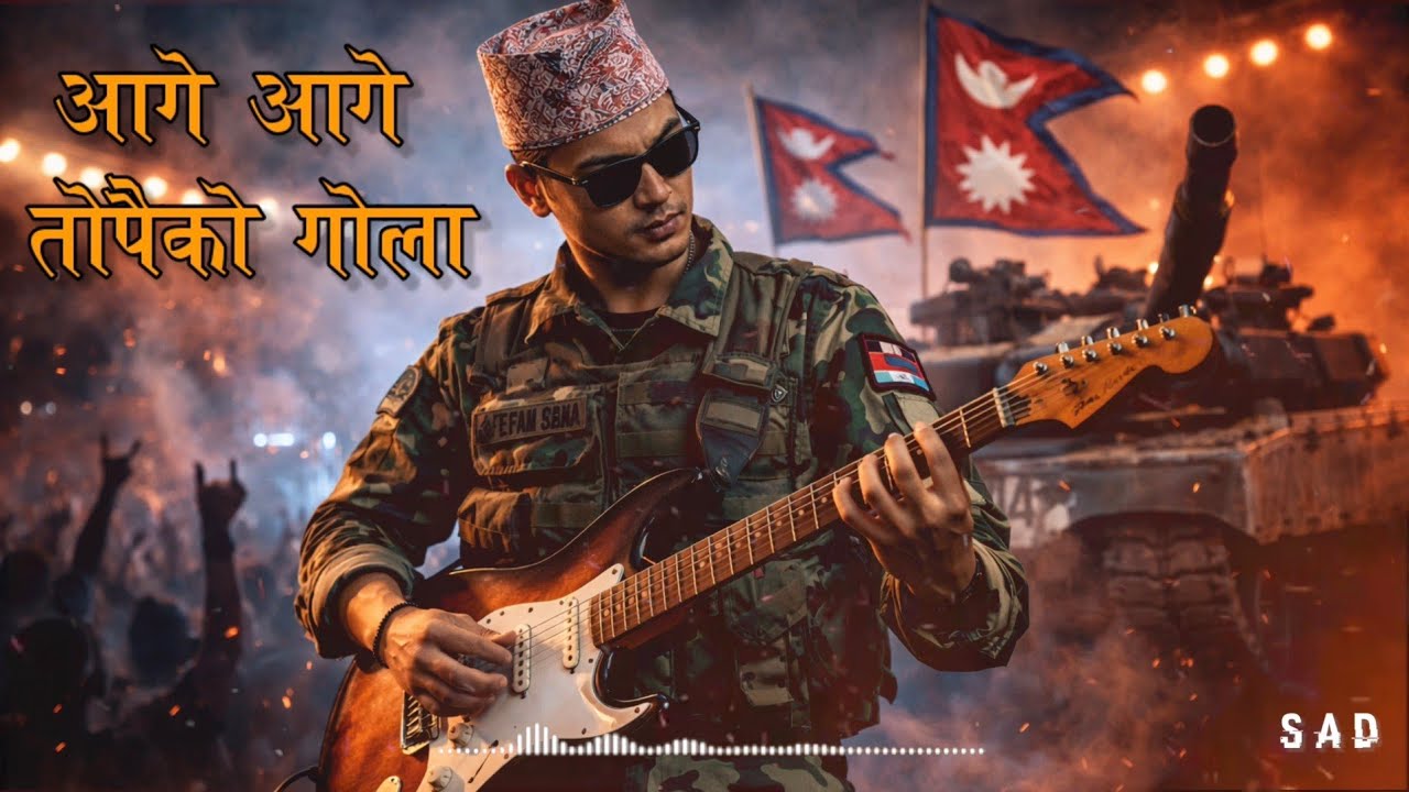 Aage Aage Topai Ko Gola | Nepali AI Cover (Rock Version) | SAD - YouTube