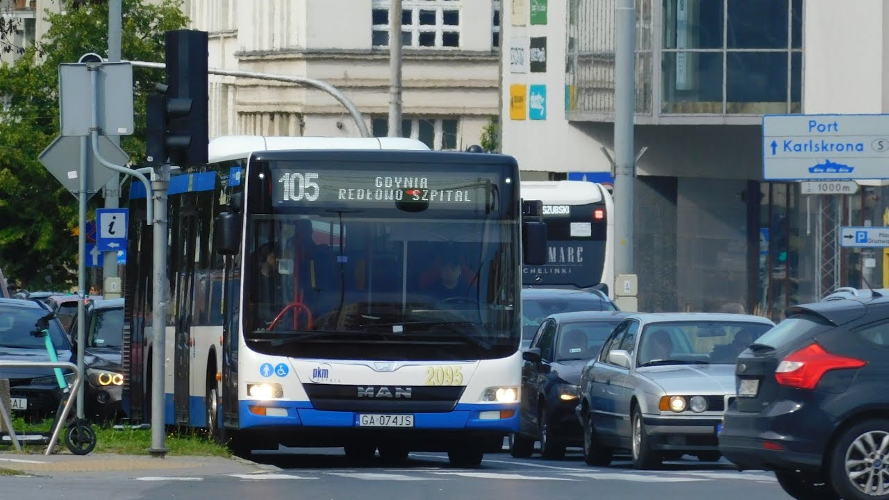 MAN NL323 Lion 's City #2095 [🚍105] PKM Gdynia - YouTube