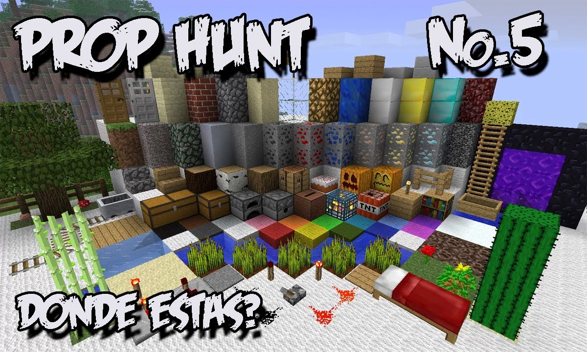 Minecraft//Prop Hunt//Donde Estas?//No.5 - YouTube