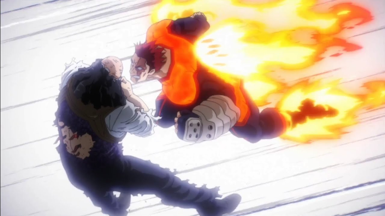 Endeavor Vs All for One | My Hero Academia Season 7 Episode 10 - YouTube