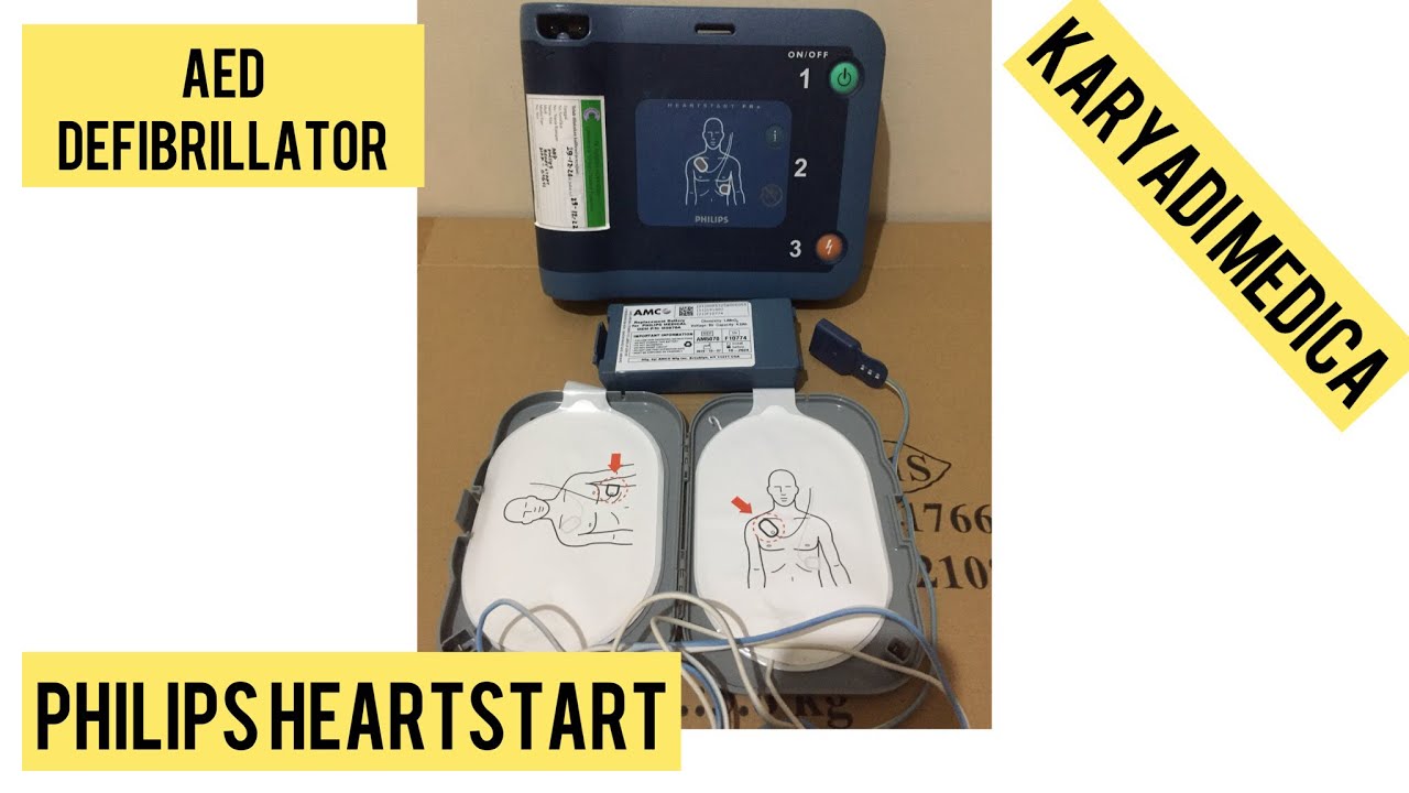 TUTORIAL CARA MENGGUNAKAN AED PHILIPS HEARTSART ~ Karyadi Medika - YouTube