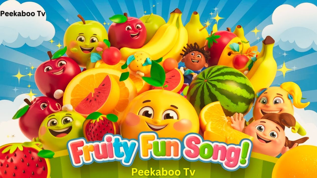 Fruity Fun Song for Kids | Educational Rhyming Fruit Song | #fruitsong ...