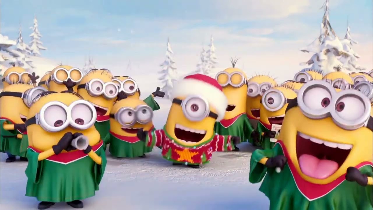 La chanson de Noël des Minions | Court Métrage - Mini Film Noël drôle 🎅 ...