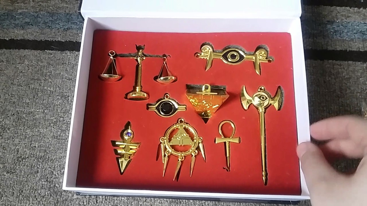 Unboxing: Yu-Gi-Oh! Millennium Items! Wish unboxing - YouTube