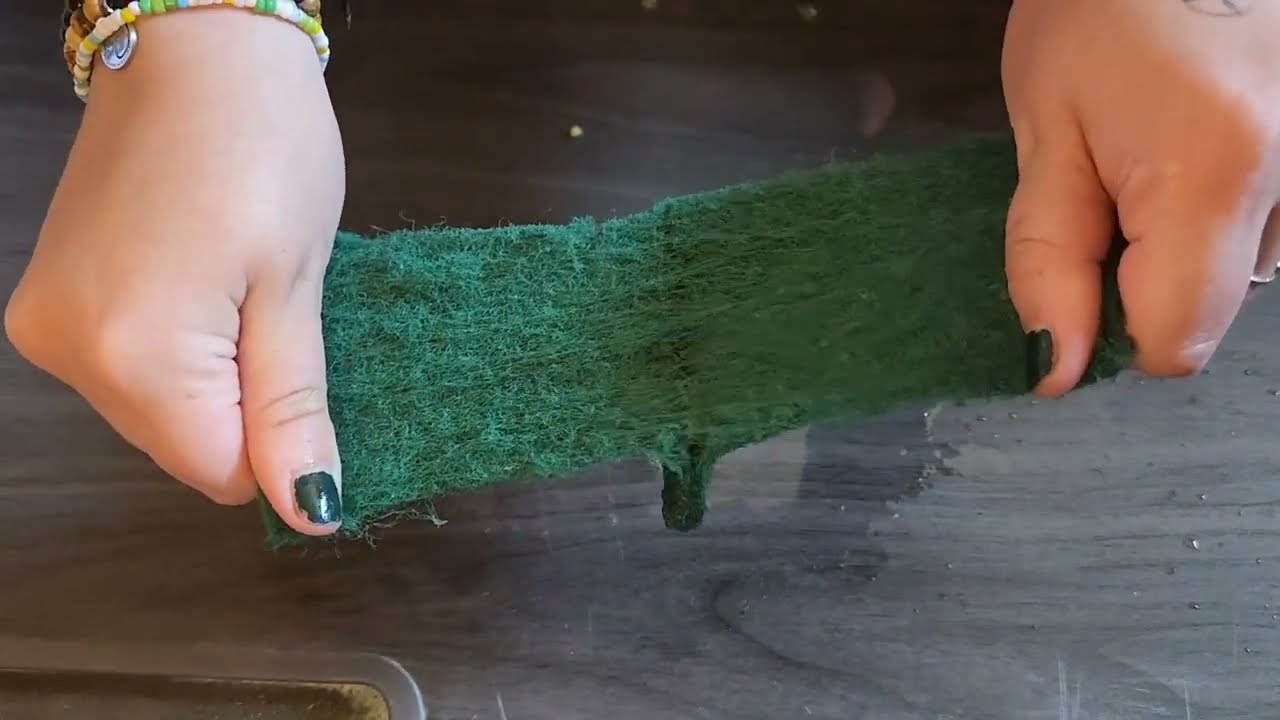 ASMR Wet Scour Ripping - YouTube