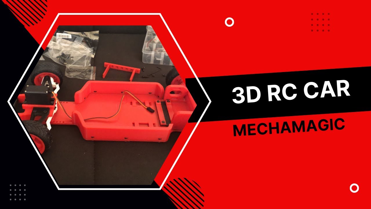 Printing a 3D RC car /chassis /Hardware. - YouTube