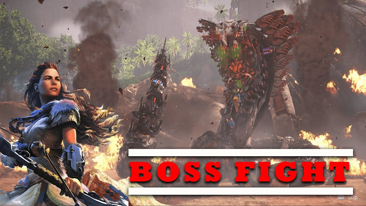 Horizon Forbidden West First Boss Fight - YouTube