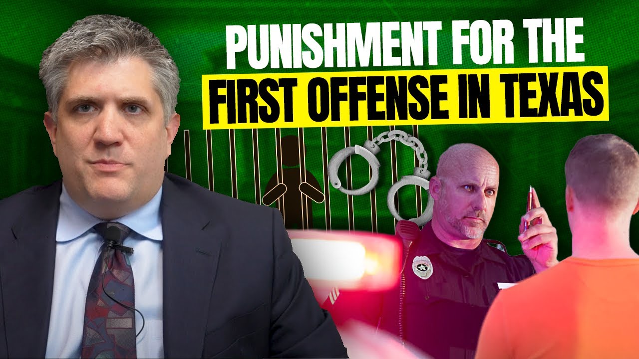 Punishment for the first offense in Texas - YouTube