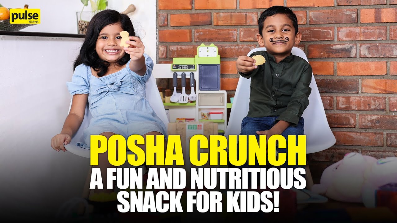 Posha Crunch: A fun and nutritious snack for kids ! - YouTube