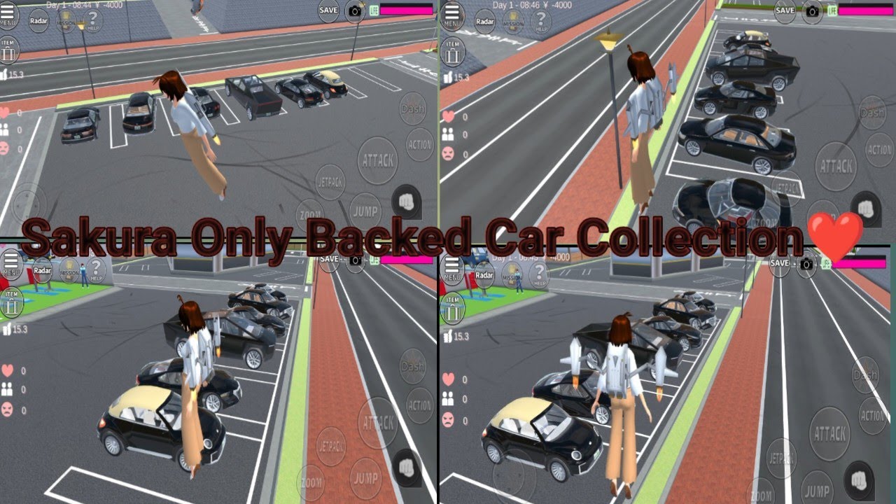 Sakura Only Backed Car Collection || Sakura Schools simulator games ...
