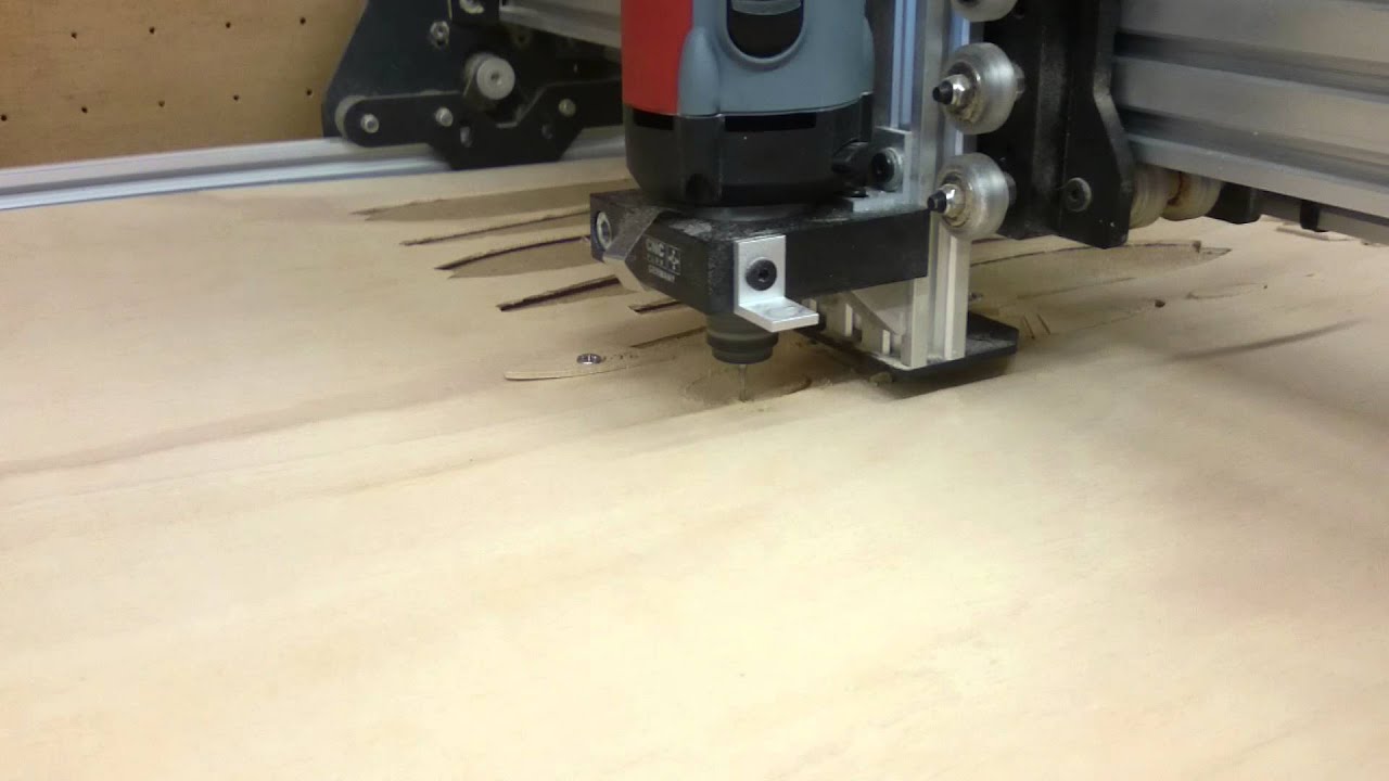 Ox cnc with Kress 1050 Fme 1 spindle - YouTube