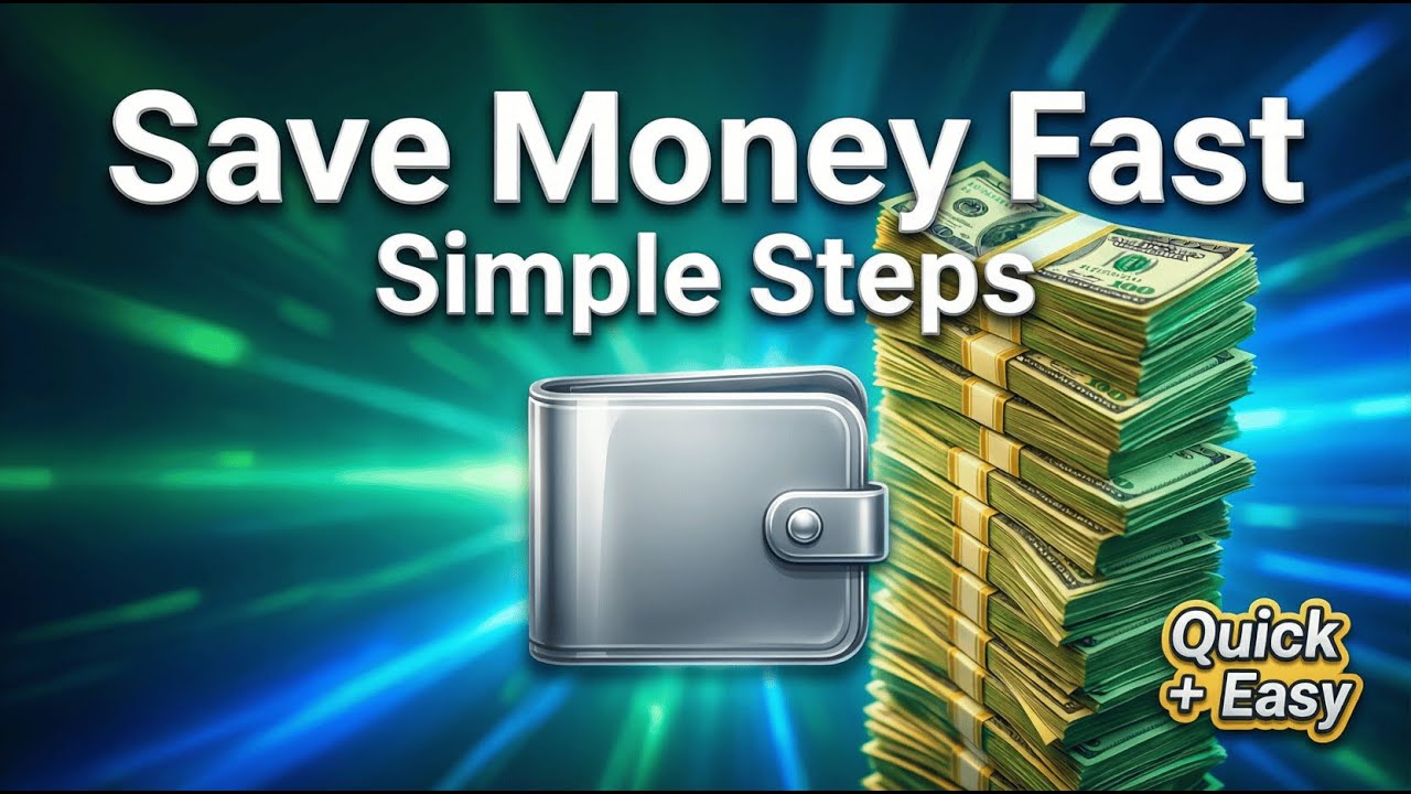 How to Save Money Fast (Simple Steps) - YouTube