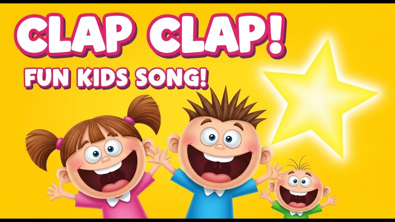 Clap Clap Little Star ⭐ | Fun Kids Song | Nursery Rhymes for Toddlers ...