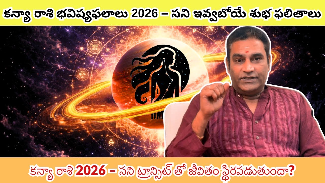 సని ట్రాన్సిట్ 2026 | కన్యా రాశి ఫలితాలు – కష్టం తీరే సమయమా? | Astro ...