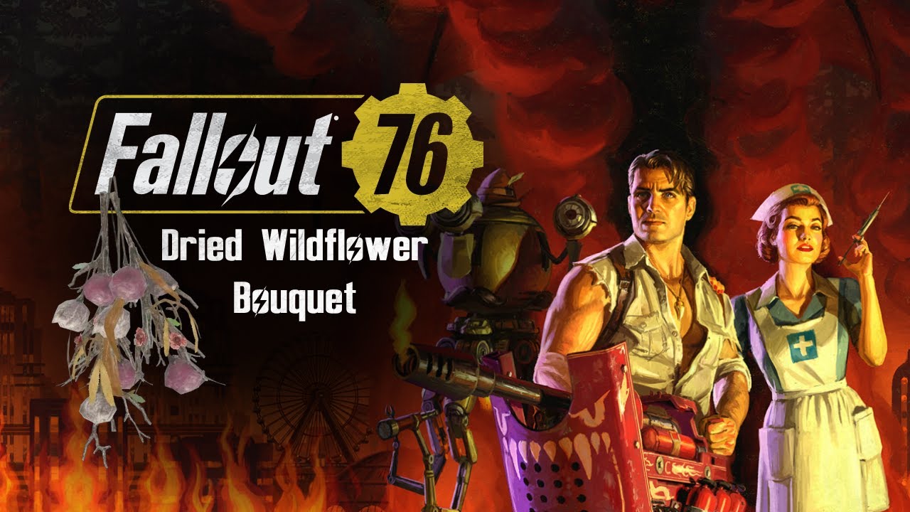 Flowers for the Dried Wildflower Bouquet - Fallout 76 - YouTube