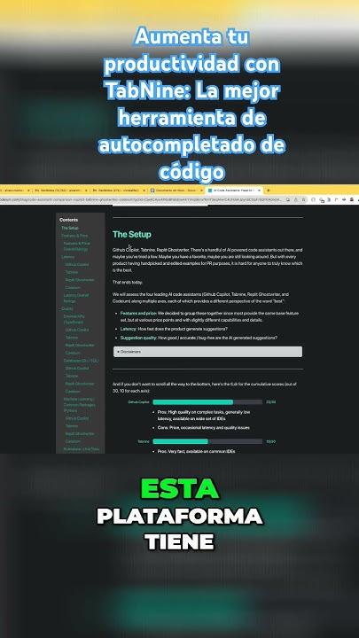Aumenta tu productividad con TabNine: La mejor herramienta de ...