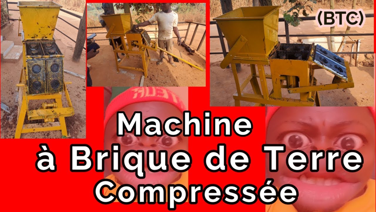 Machine à brique de terre compressé (BTC) par Mirals Alu Metal ...