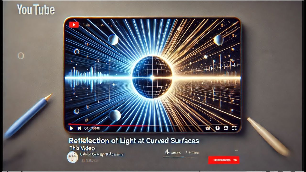 REFLECTION OF LIGHT AT SPHERICAL OR CURVED SURFACES - YouTube