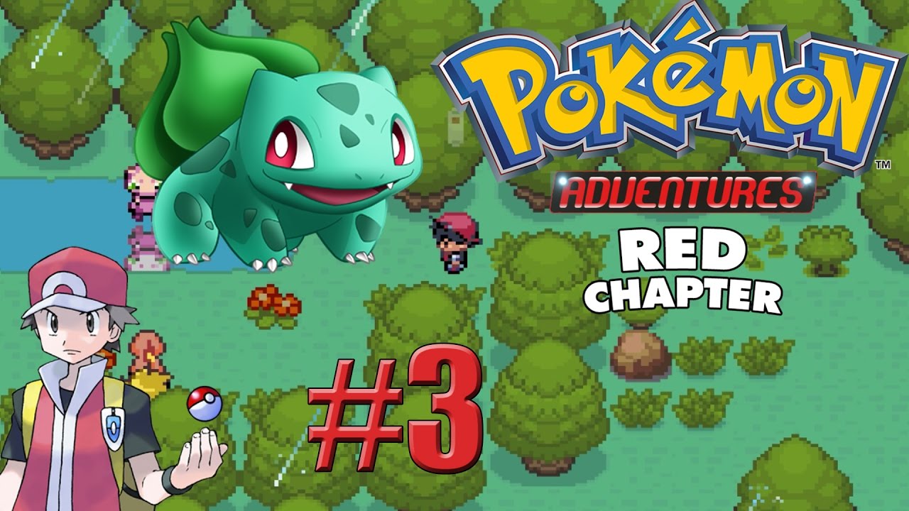 Let's Play Pokemon Adventure Red Chapter #3 - Run Away Pokemon - YouTube