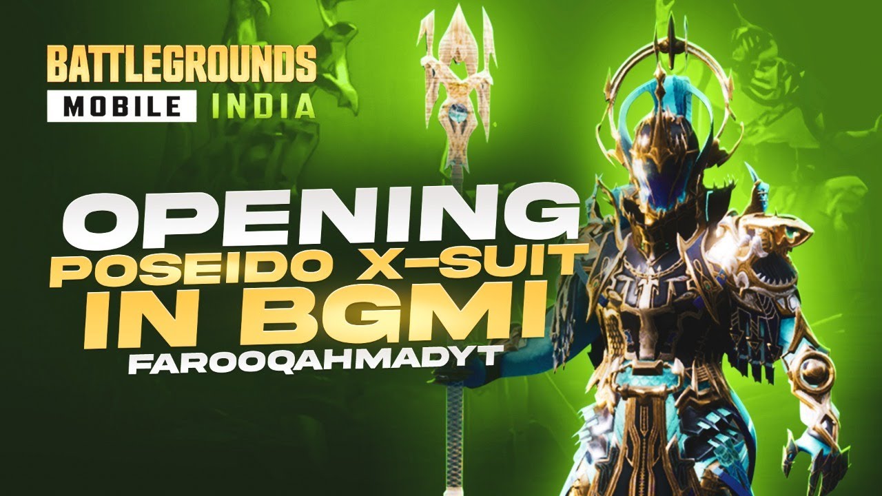 Opening POSEIDON X-SUIT in BGMI 🇮🇳 🔱💧| X-SUIT Giveaway | 🔥 BGMI 🇮🇳 🔥 ...