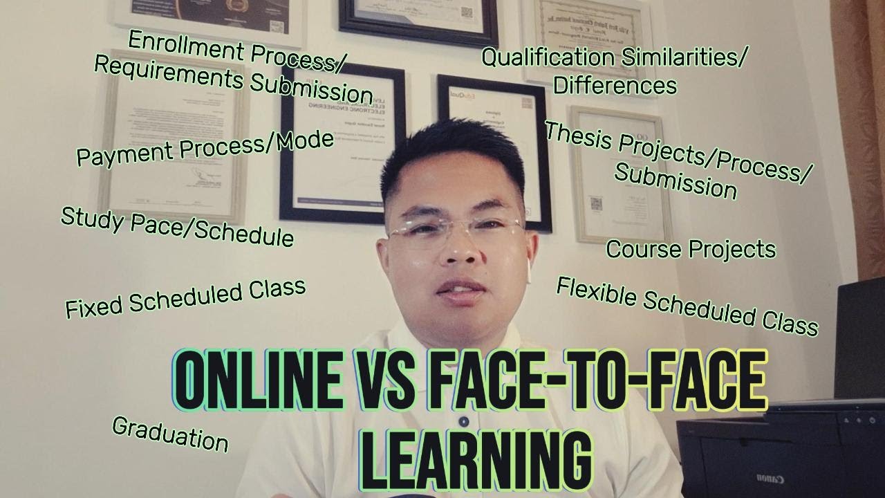 Online Learning Vs Face to Face Learning #onlineeducation # ...