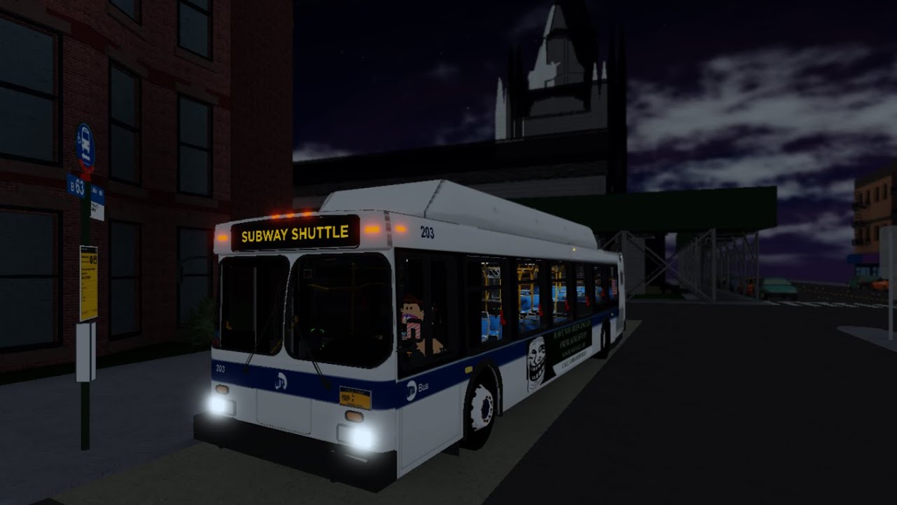 MTA Roblox: 2011 C40LF 203 on the (R) Shuttle! - YouTube