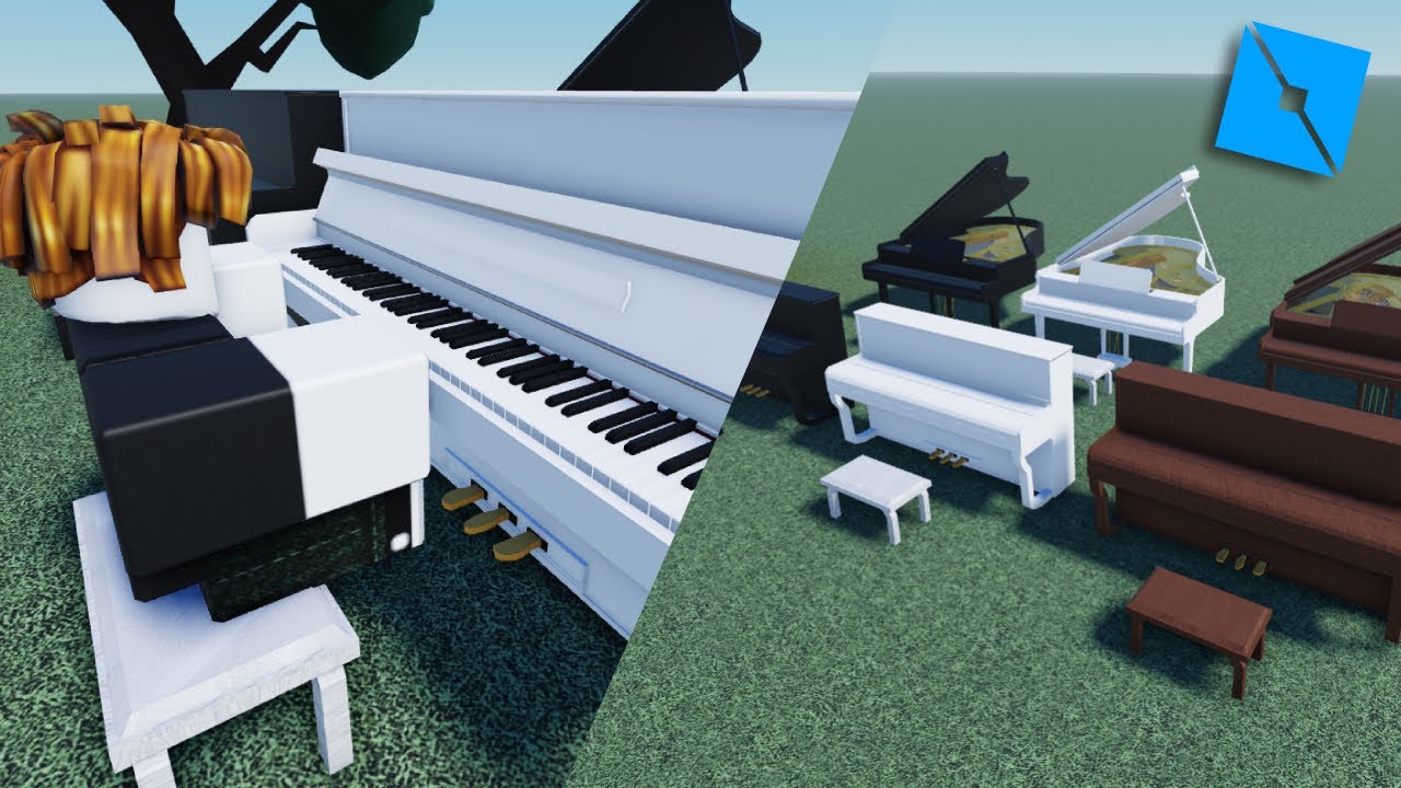 Roblox Piano Pack - Advanced Upright and Grand Pianos - YouTube