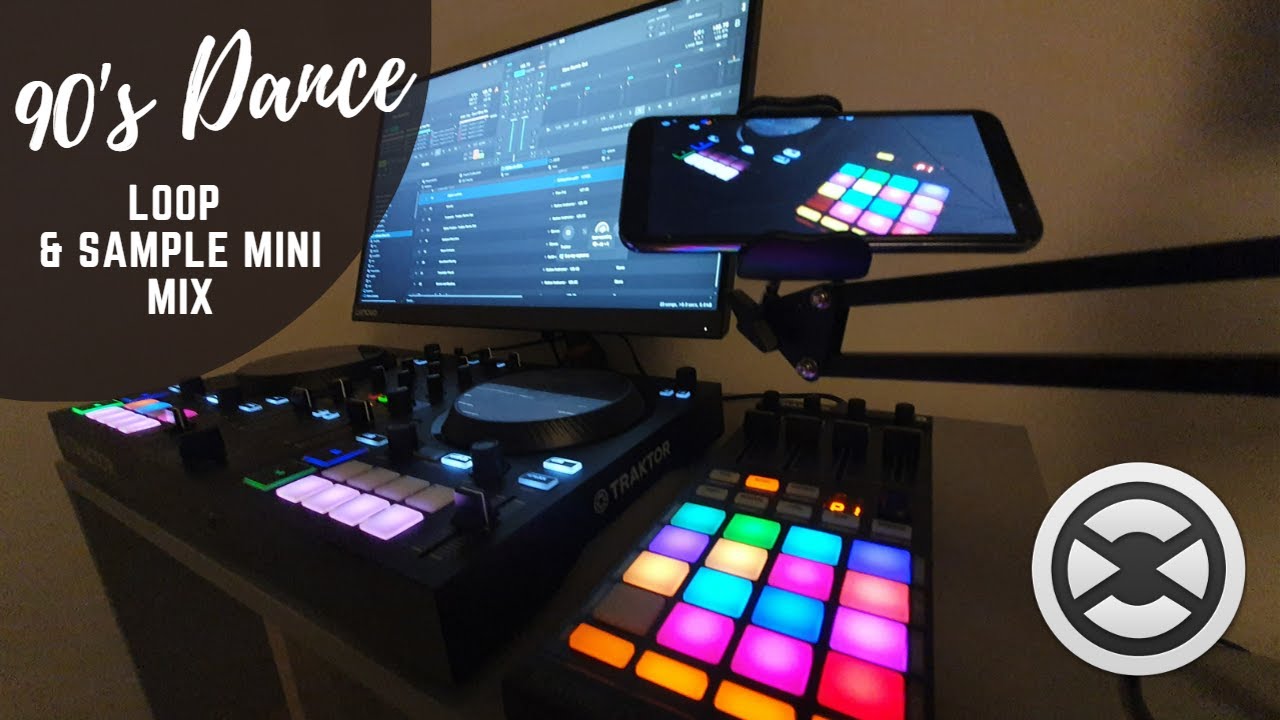 🔥 90's dance loop & samples mini mix, on Traktor pro & F1 - YouTube