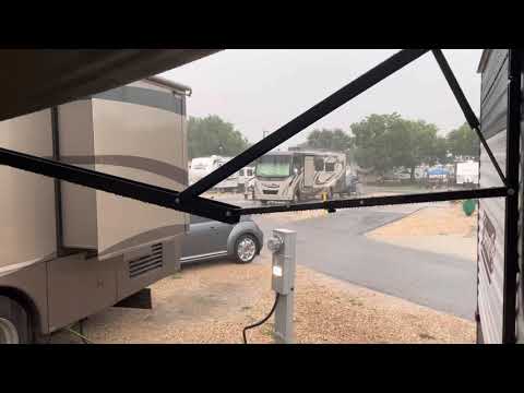 Rainy day at Mission City Rv park in San Antonio TX - YouTube