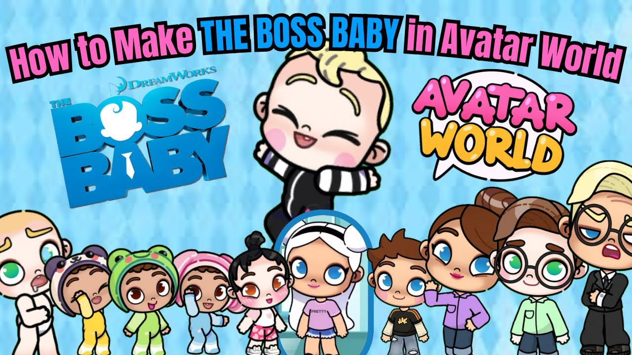 How to Make The BOSS BABY in AVATAR WORLD TUTORIAL! - YouTube