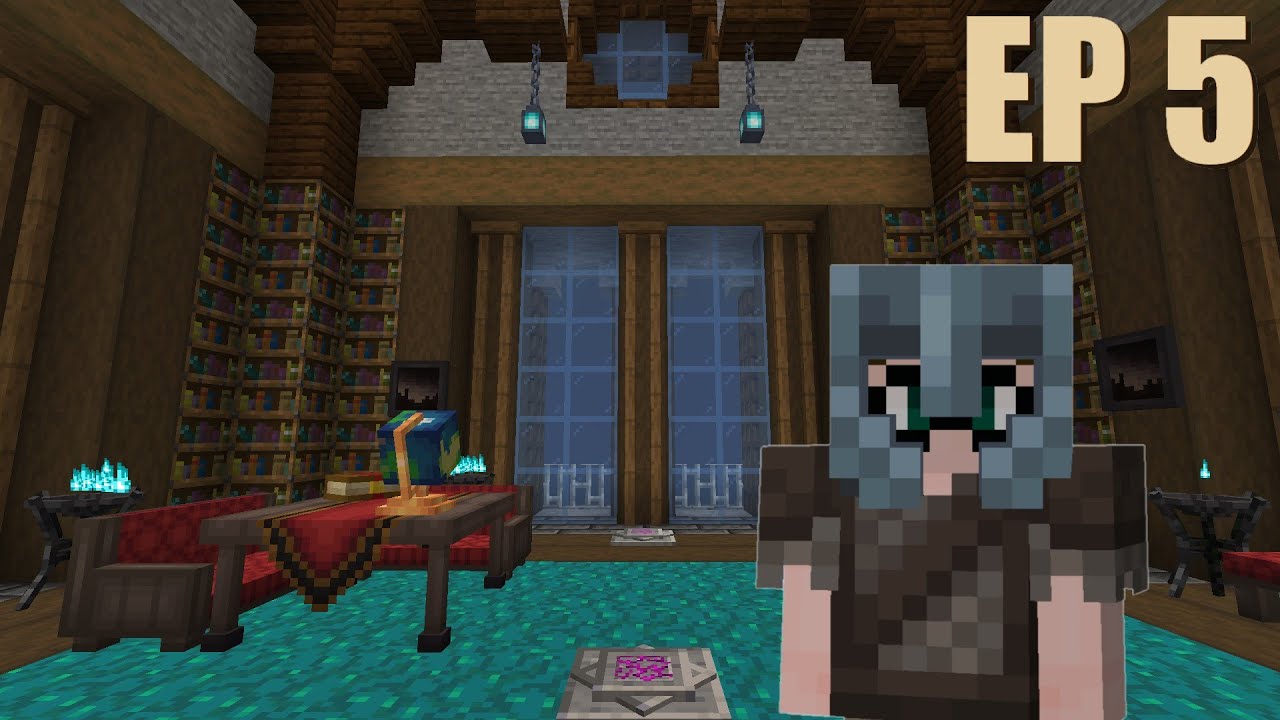 Building Our Tower Interior - Ep 5 Medieval MC SMP - YouTube