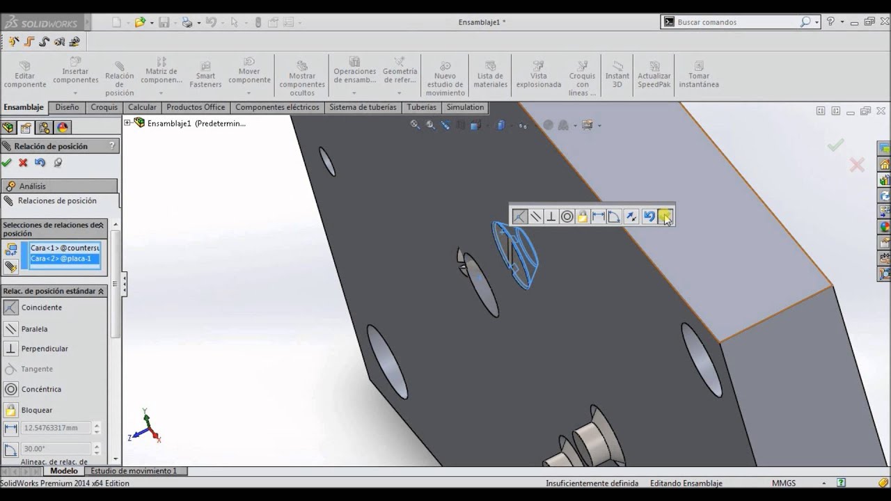 toolbox y herramientas de taladro en SolidWorks - YouTube