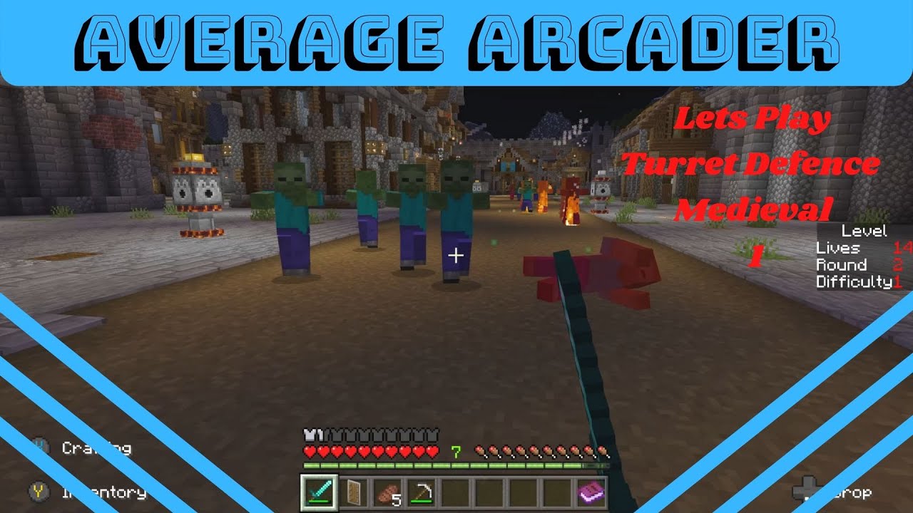 Lets play minecraft Turret Defence Medieval\ Episode 1 - YouTube