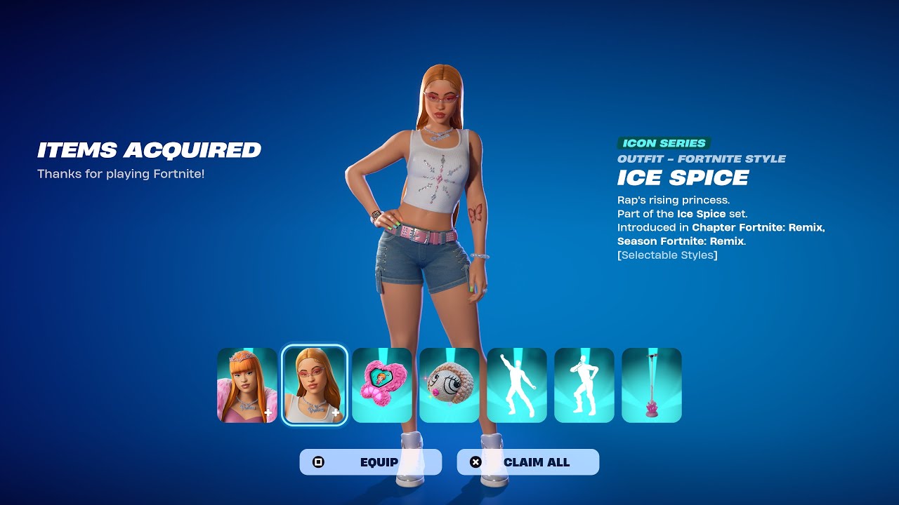 How To Get Ice Spice Skin For FREE! (Fortnite) - YouTube