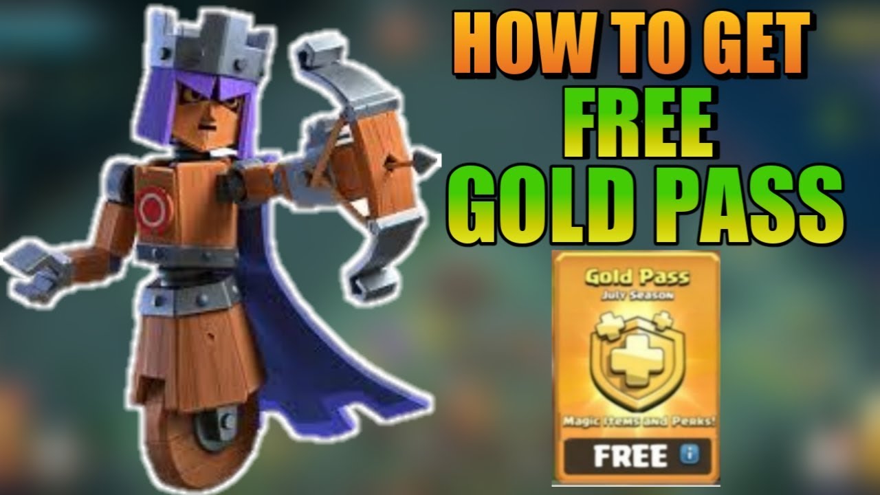Free Gold Pass June Season Clockwork Queen Skin || Clash Of Clans ...