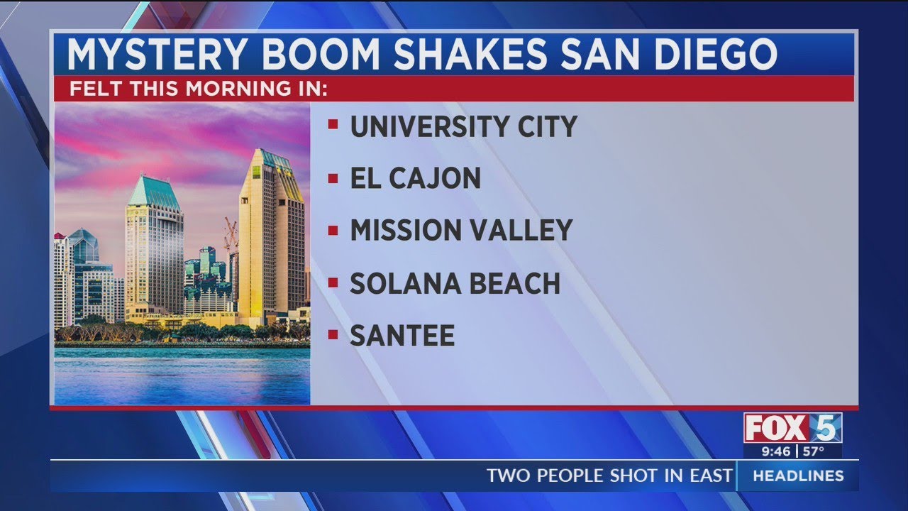 Mystery Boom Shakes San Diego - YouTube