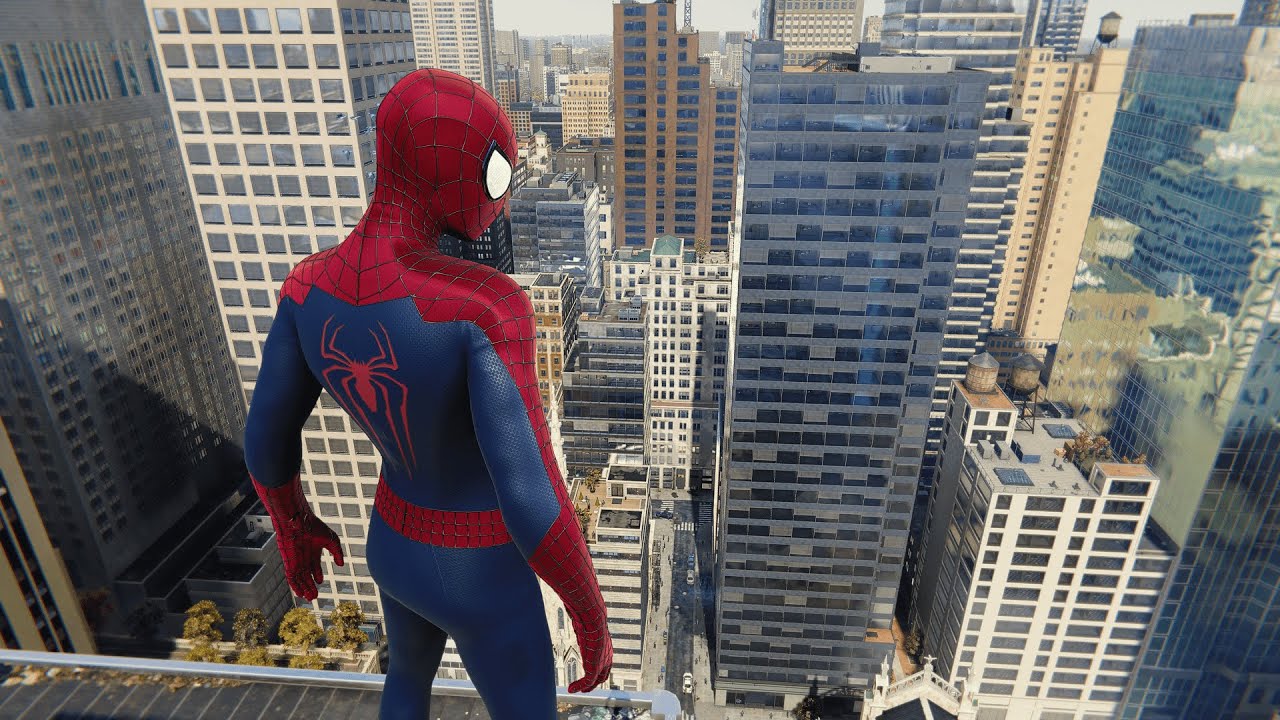 Photorealistic TASM 2 Suit . Marvel's Spiderman Remastered 60Fps. - YouTube