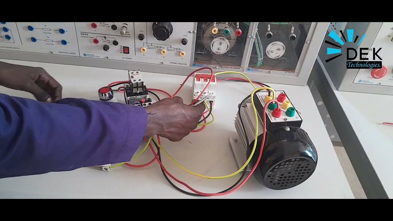 DIRECT ONLINE MOTOR STARTING METHOD - YouTube