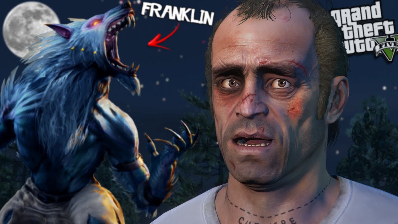 A WEREWOLF EATS TREVOR (GTA 5 Mods) - YouTube