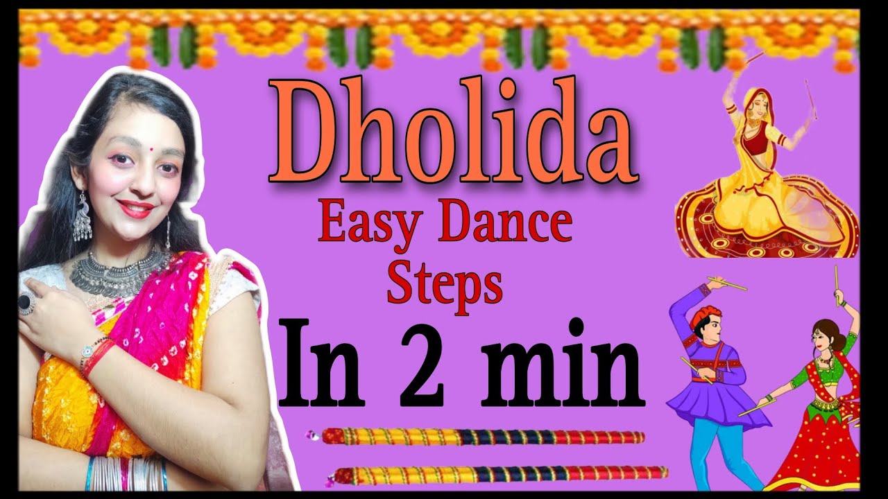 Dholida Dance|Learn easy dance in 2 min|Navratri Dance|Garba|Gangubai ...