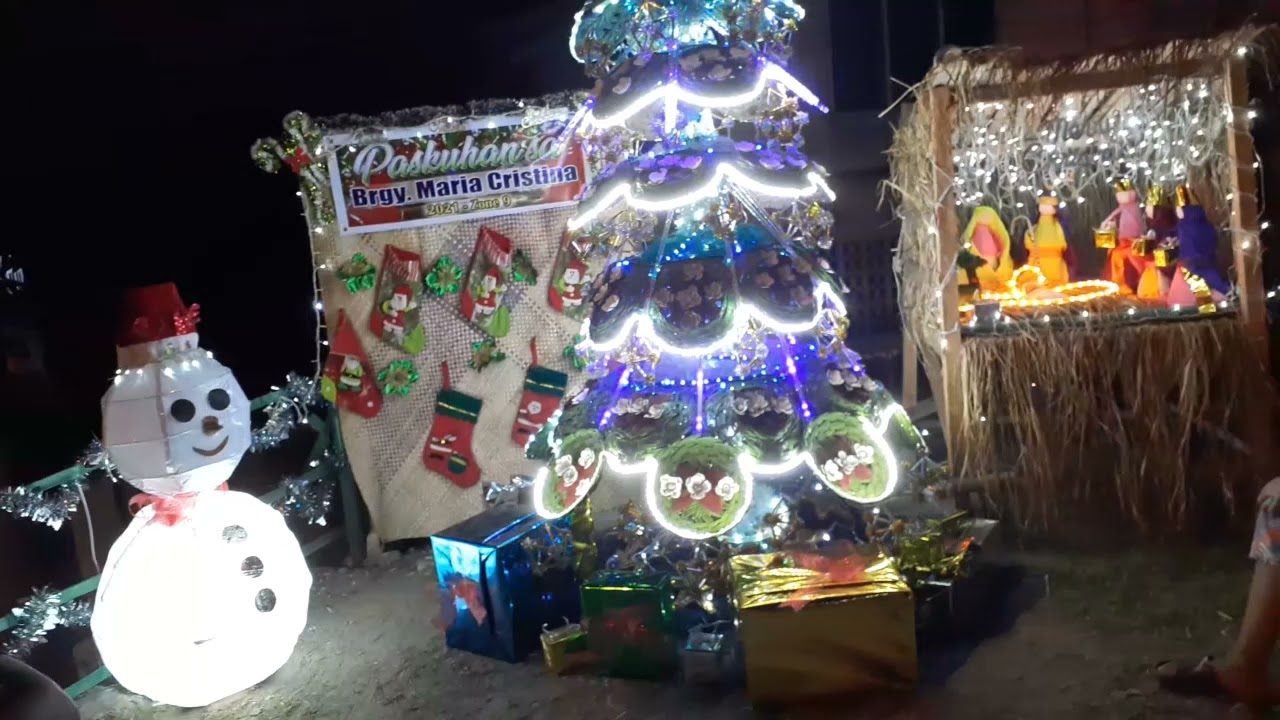 A CHRISTMAS TREE MADE OF BILAO AND THE FLOWERS MADE OF EGG TRAYS - YouTube