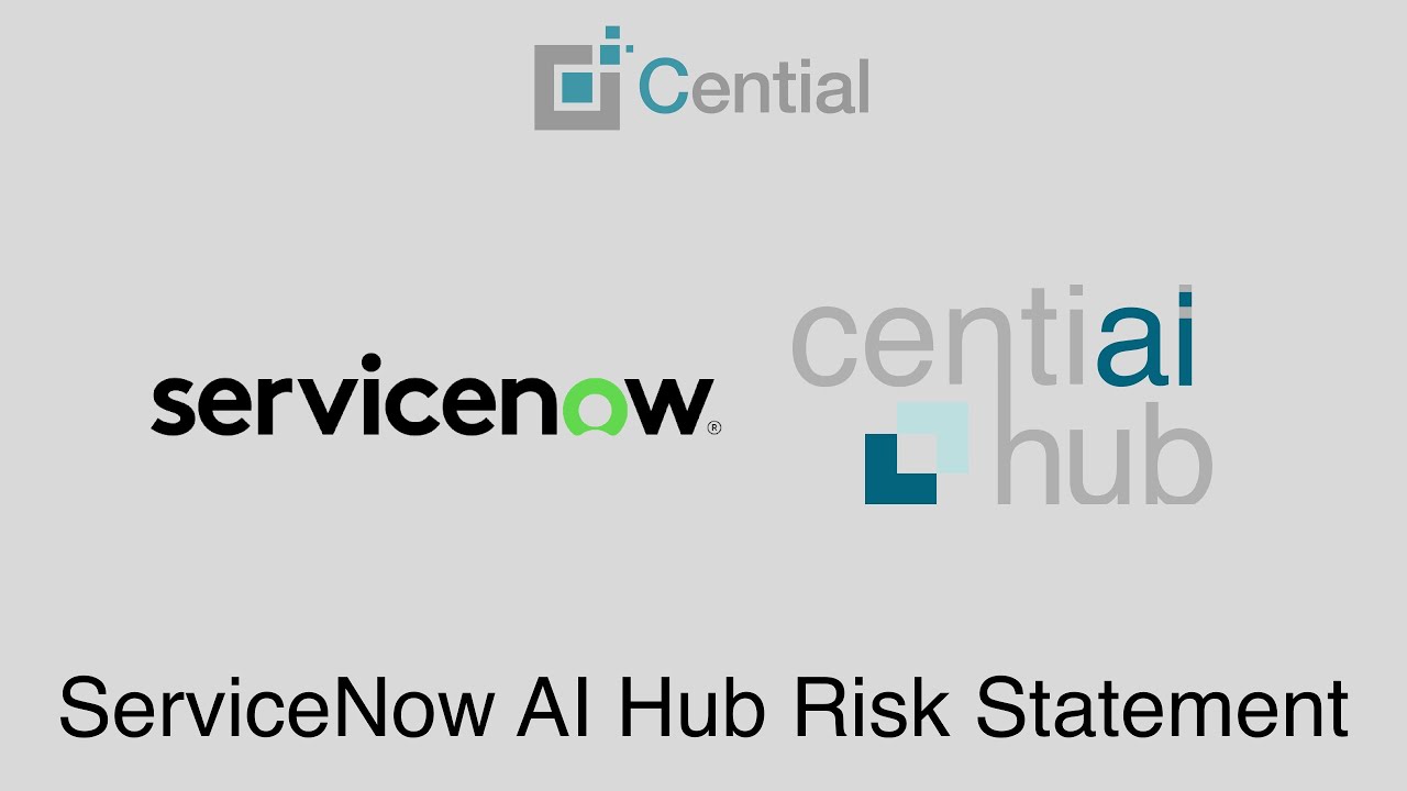 DEMO ServiceNow AI Hub Risk Statement - YouTube