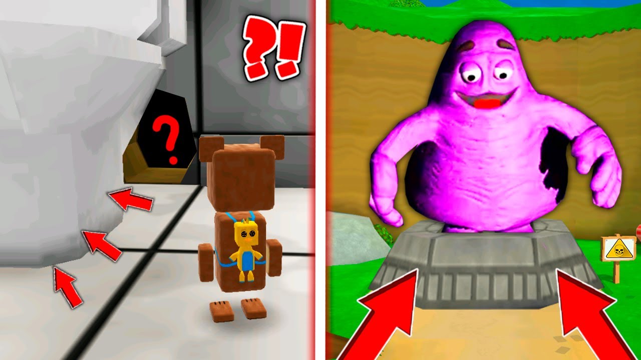 Grimace Shake Monster in a Secret Tunnel - Super Bear Adventure ...