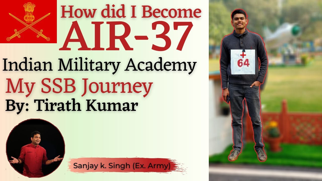 Interview with Tirath Kumar AIR-37 | Discussing his SSB journey ...