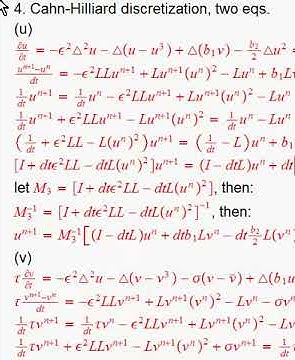 Simulation of the Cahn-Hilliard model of phase separation 9 - YouTube