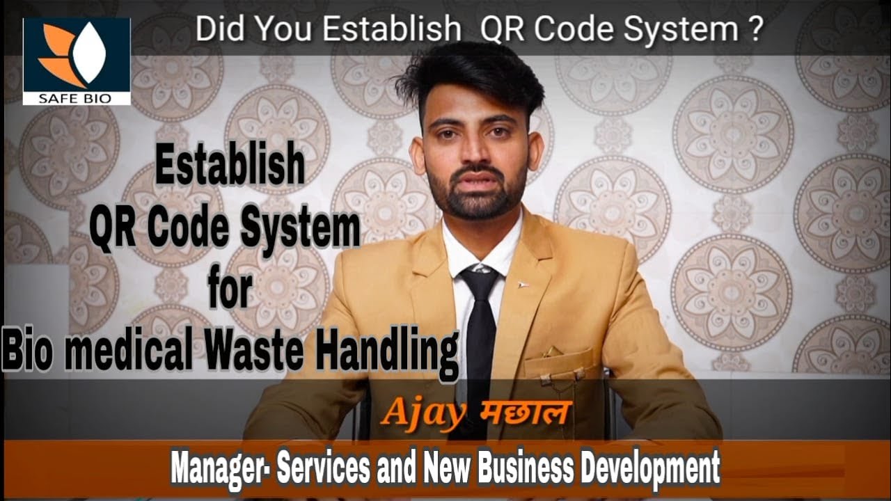 Establish QR Code System for Bio-medical Waste Handling. - YouTube