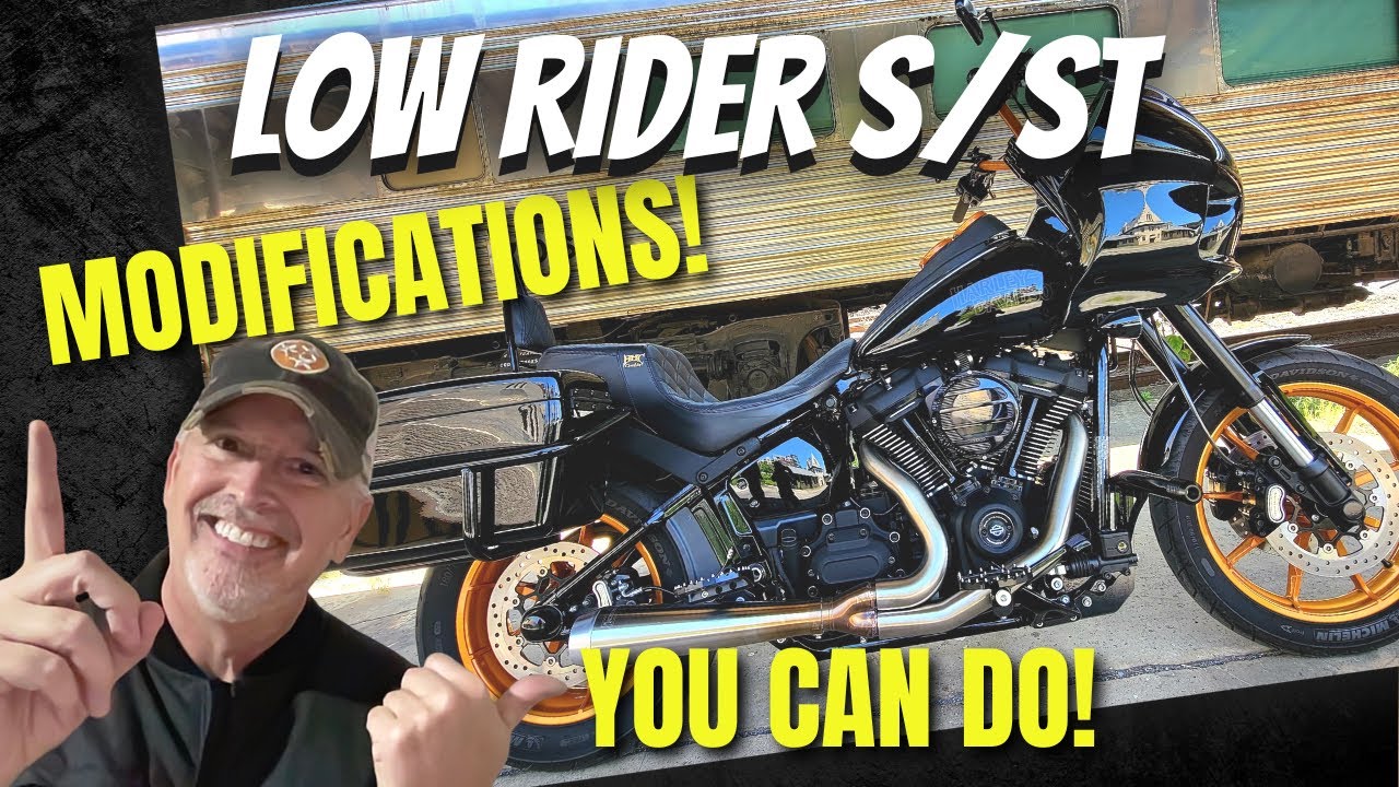 Harley Davidson Low Rider S ST Mods - YouTube