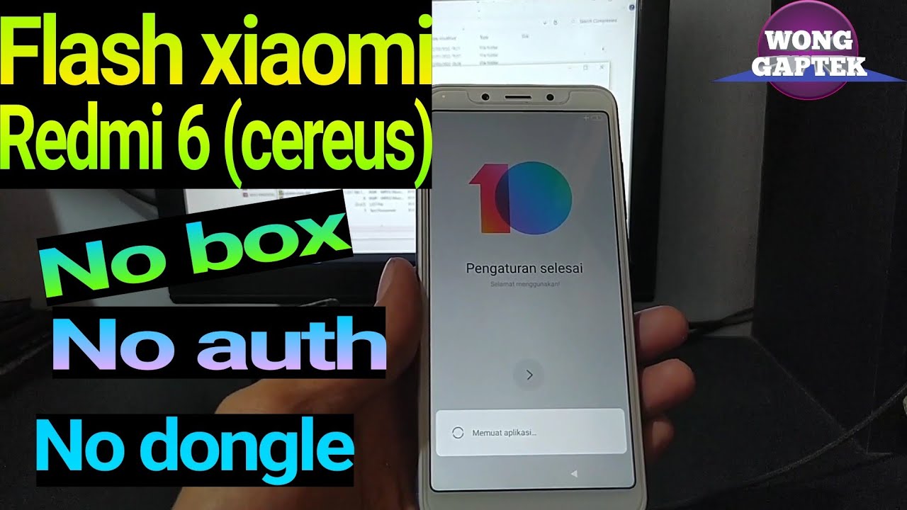Flash Redmi 6 || redmi 6 (cereus) flash via sp flashtool - YouTube