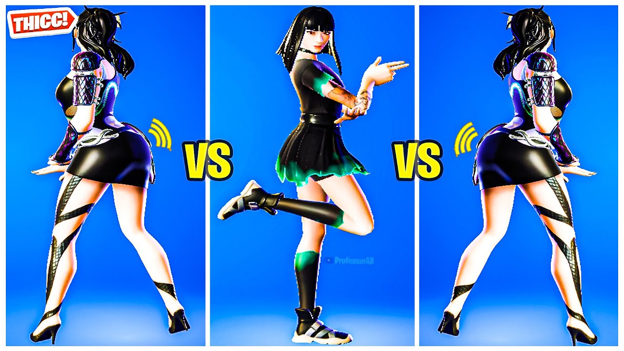 Fortnite Charlotte Vs Slayer Charlotte Skin Emote Battle Thicc🍑😍 Cute ...