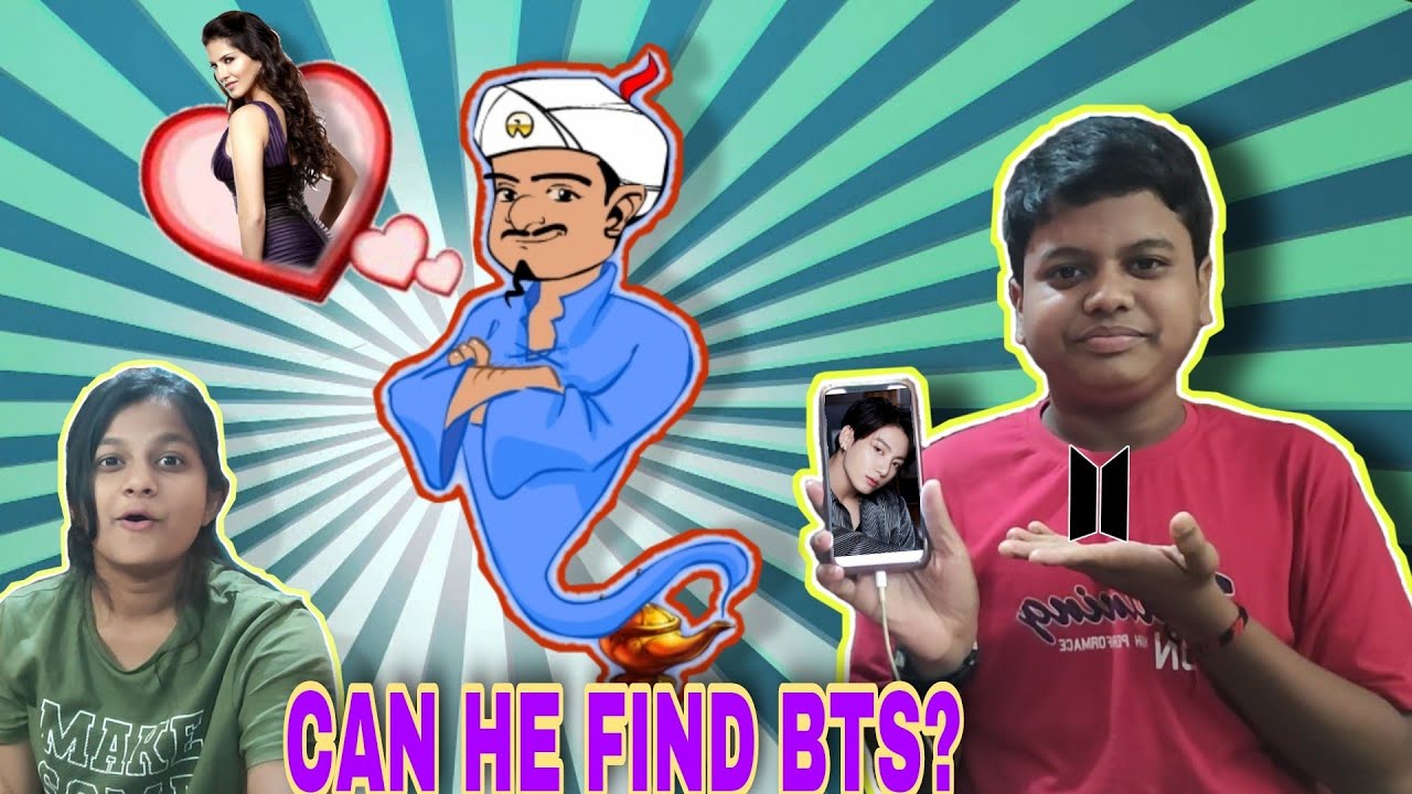 we found BTS and SUNNY LEONE on Akinator !! *confused 🤔 !! - YouTube